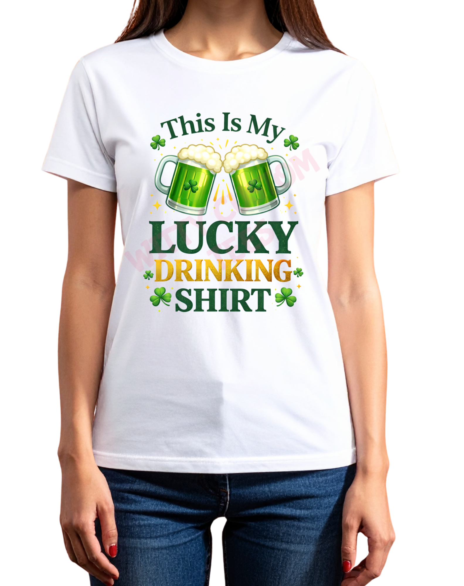 LUCKY DRINKING SHIRT – Witty Custom Tees